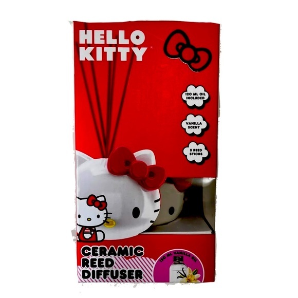 Hello Kitty | Other | Hello Kitty Diffuser Ceramic Red Lavender Scent ...